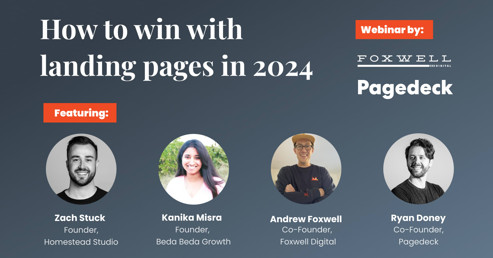Dtc Landing Page Webinar